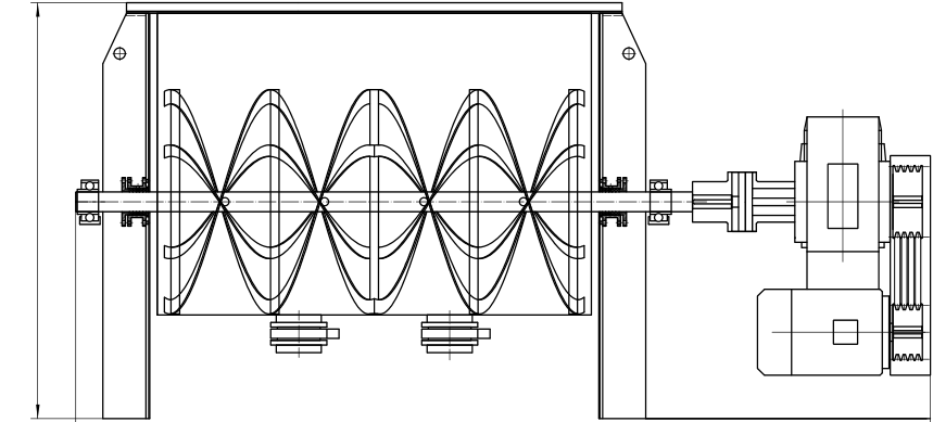 Food Powder Horizontal Ribbon Mixer - Buy Horizontal Ribbon Blender ...